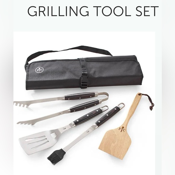Pampered Chef | Kitchen | Pampered Chef Bbq Grill Gift Set Of 5 4 Tools ...